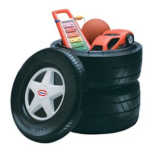 little tikes classic racing tire toy chest