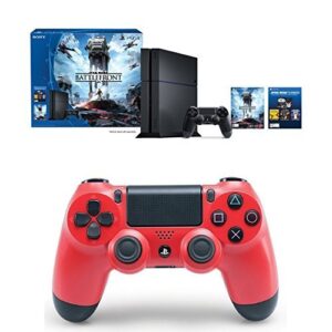 playstation 4 500gb console - star wars battlefront bundle with dualshock 4 controller