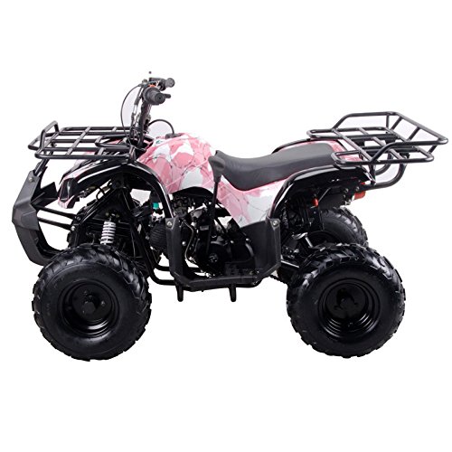 Coolster ARMY PINK 3125R New 125CC Kids ATV Fully Auto with Reverse