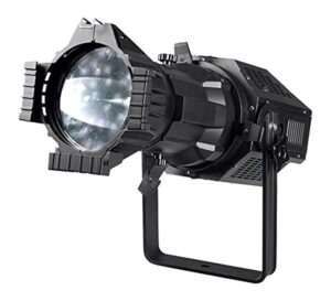 monoprice cob led ellipsoidal - white, interchangeable lens, manual focus - stage right series