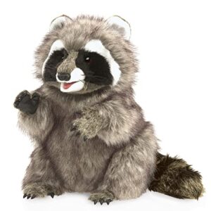 folkmanis raccoon hand puppet plush