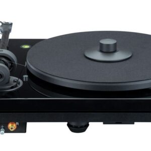 Music Hall MMF-5.3 2 Speed Belt Driven Audiophile Turntable with a Unique Dual-Plinth Design | Pre-Mounted Ortofon 2M Blue Cartridge | 9" Carbon Fiber Tonearm |Delivers Superior Audio Performance |