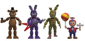 funko five nights at freddy's 4 figure pack(2 set), 2"