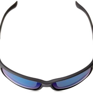 Suncloud Councilman Polarized Sunglasses, One Size, Matte Black/Polarized Blue Mirror