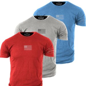 grunt style freedom pack 3-pack men's t-shirts (large)