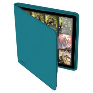 Ultimate Guard Zipfolio 480 – 24 Pocket XenoSkin (Quadrow) Petrol