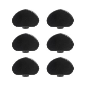 bqlzr 6pcs guitar tuner buttons full size buttons alloy machine heads,hole diameter 4mm,metal guitar tuning buttons for acoustic guitar line up and push on to install