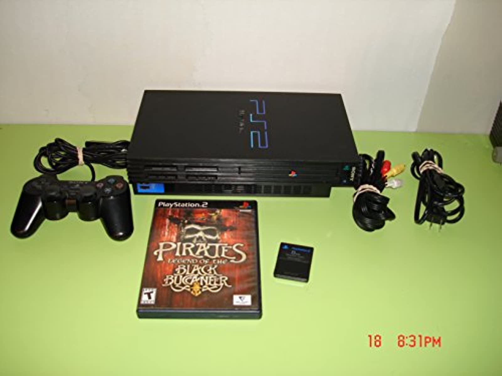 PS2 Phat Console - Black w/1 Game