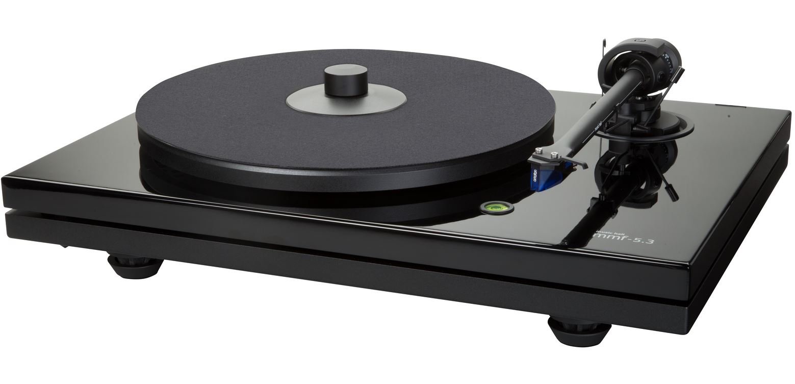 Music Hall MMF-5.3 2 Speed Belt Driven Audiophile Turntable with a Unique Dual-Plinth Design | Pre-Mounted Ortofon 2M Blue Cartridge | 9" Carbon Fiber Tonearm |Delivers Superior Audio Performance |