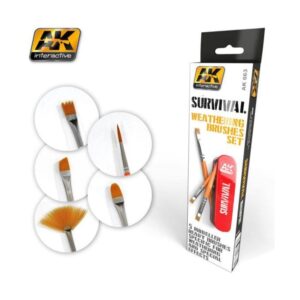 aki663 ak interactive - survival weathering brushes set