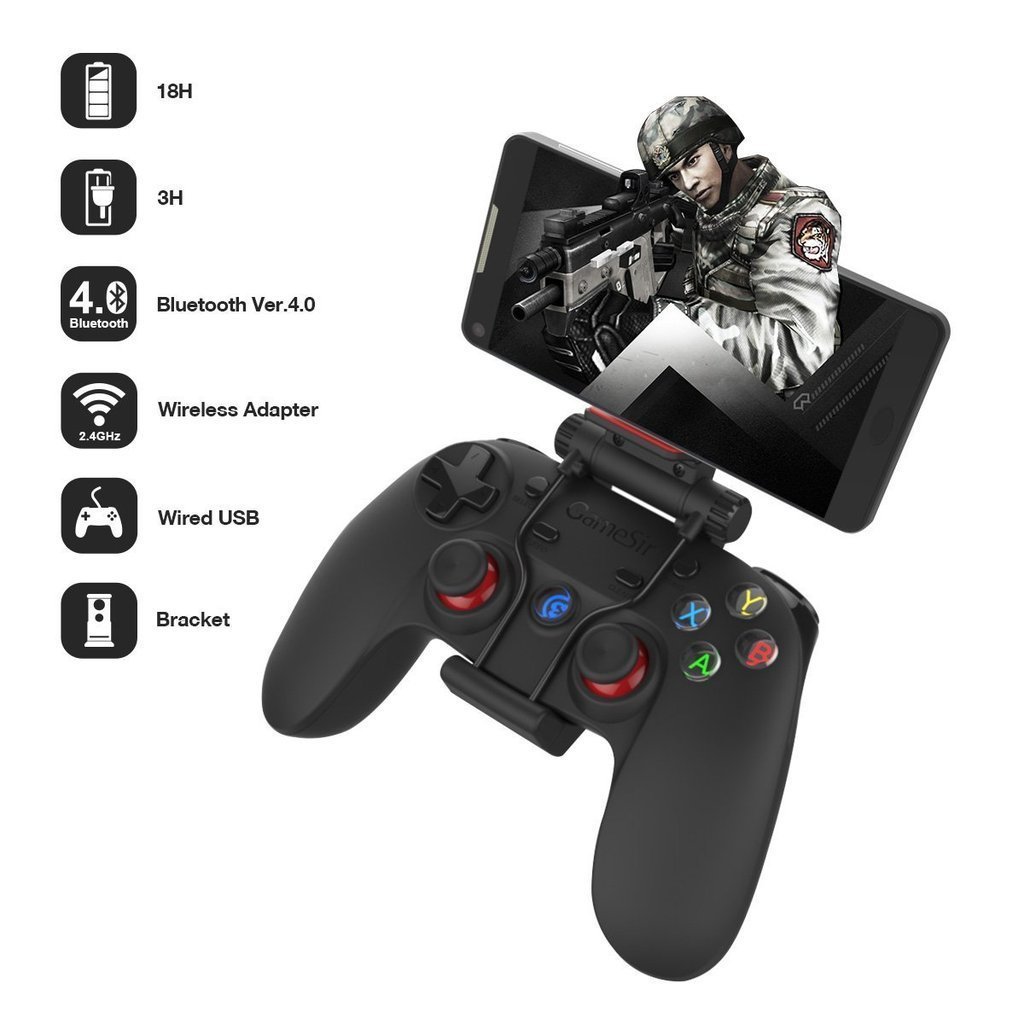 GameSir G3s Gamepad Bluetooth Wireless Controller for Android Smartphone Tablet/ Samsung VR/ PC Windows/ TV BOX/ PS3