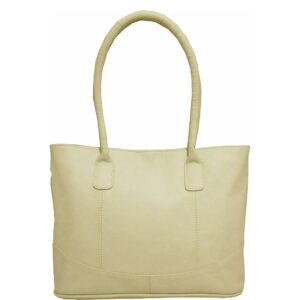 amerileather casual handbag - off white