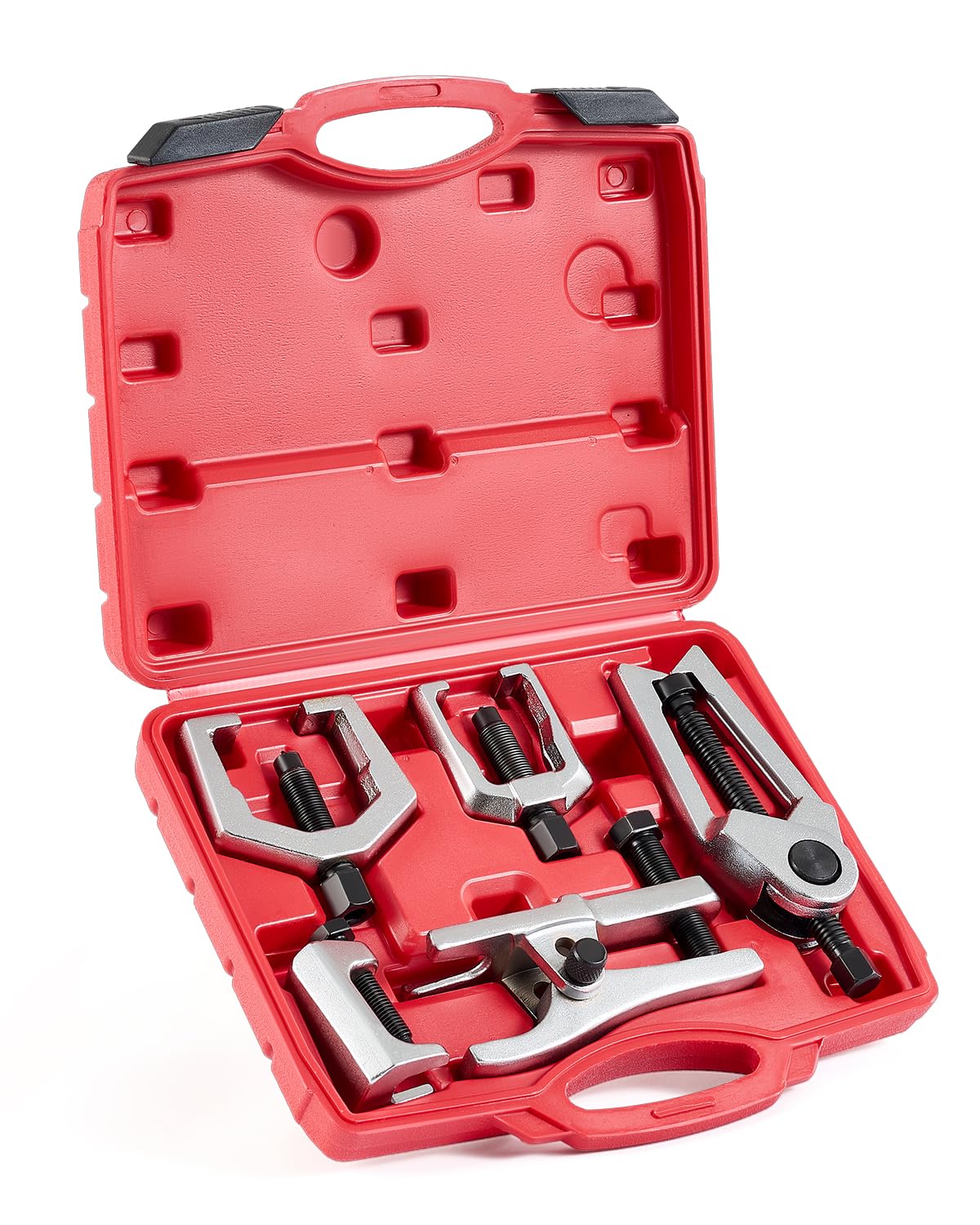 OMT 5-in-1 Ball Joint Separator, Pitman Arm Puller, Tie Rod End Tool Set for Front End Service, Splitter Removal Kit (RD06)