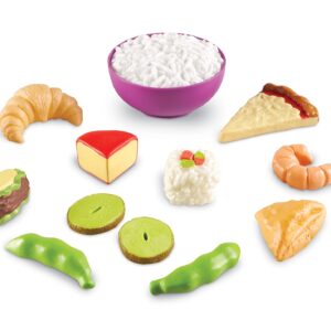 Learning Resources New Sprouts Multicultural Play Food Set - 15 Pieces, Ages 18+ Months Pretend Play Food for Toddlers, Preschool Learning Toys, Kitchen Play Toys for Kids