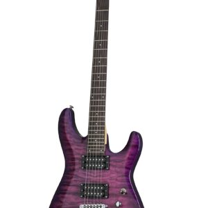 Schecter C-6 Plus 6-String Electric Guitar (Right-Hand, Electric Magenta)