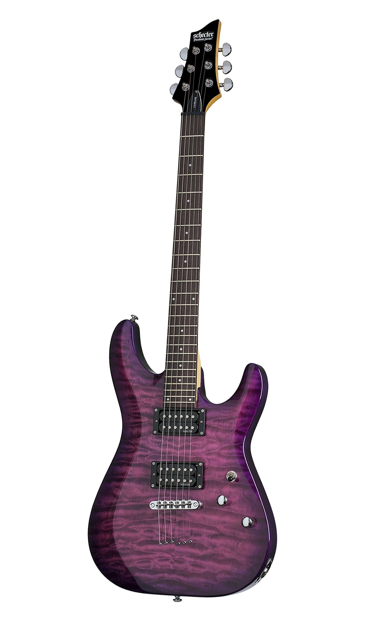 Schecter C-6 Plus 6-String Electric Guitar (Right-Hand, Electric Magenta)