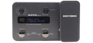 hotone ravo mp10 multi-effects guitar processor with audio interface