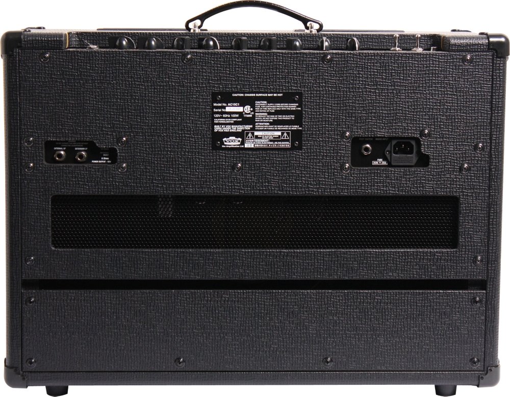 Vox Custom AC15C1 15W 1x12 Tube Guitar Combo Amp Black