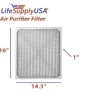 LifeSupplyUSA Air Purifier Filter Replacement 30931 Compatible with Hunter Models 30212, 30213, 30240, 30241, 30251, 30378, 30379, 30381 & 30382