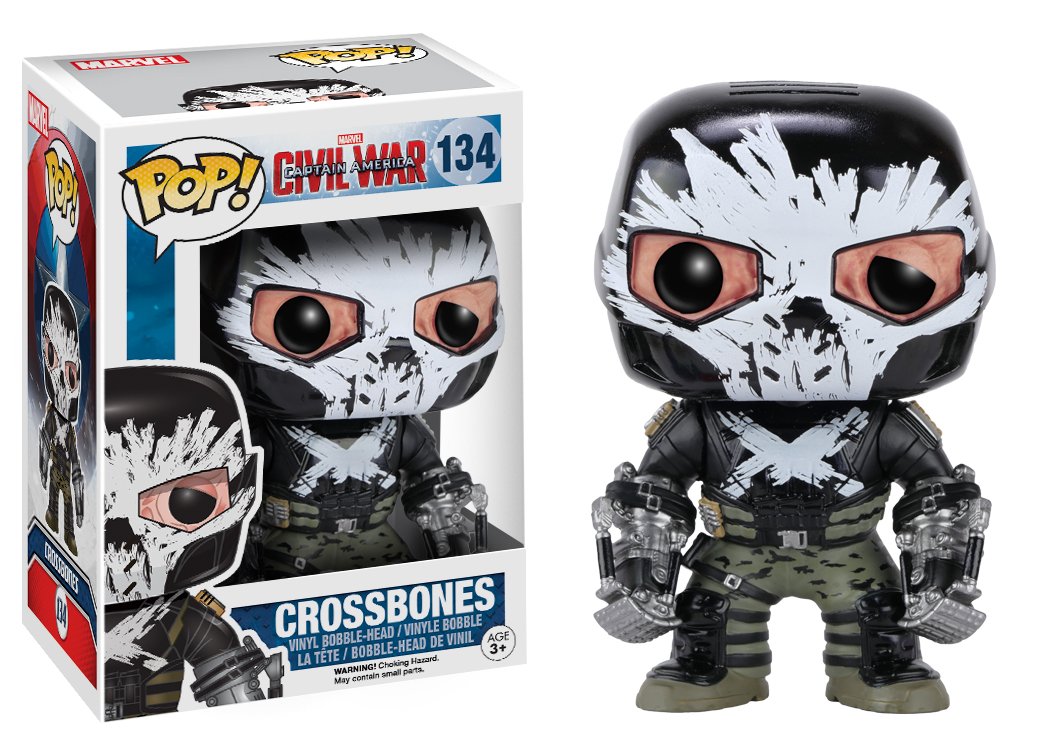 Funko POP Marvel: Captain America 3: Civil War Action Figure - Crossbones