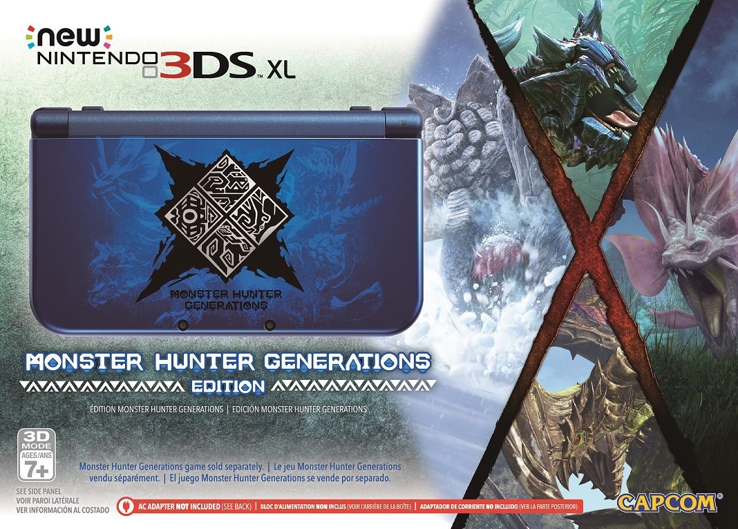 New Nintendo 3DS XL Monster Hunter Generations Edition