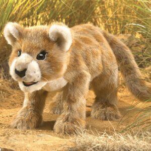 Folkmanis African Lion Cub Hand Puppet Plush