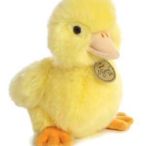 Aurora® Adorable Miyoni® Tots Duckling Stuffed Animal - Lifelike Detail - Cherished Companionship - Yellow 7.5 Inches