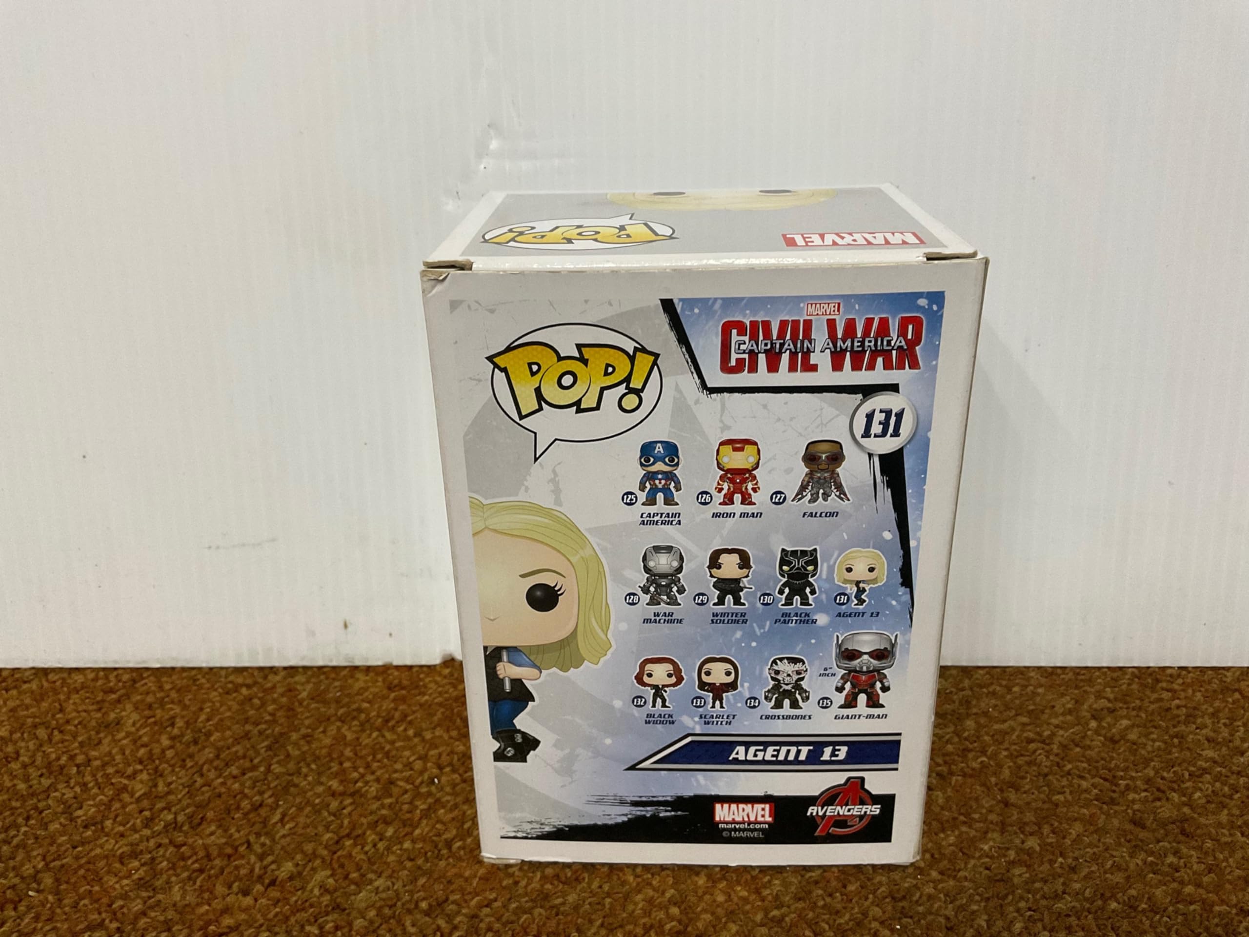 Funko POP Marvel: Captain America 3: Civil War Action Figure - Agent 13