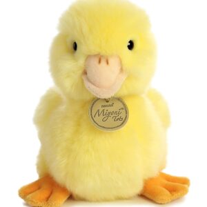 Aurora® Adorable Miyoni® Tots Duckling Stuffed Animal - Lifelike Detail - Cherished Companionship - Yellow 7.5 Inches