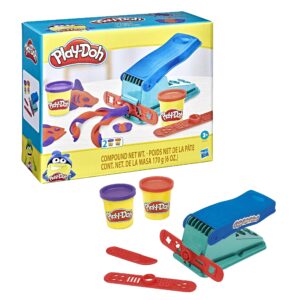 play-doh basic fun factory shape-making machine with 2 non-toxic colours, 3+ years