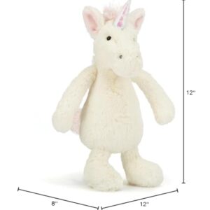 Jellycat Bashful Unicorn Stuffed Animal, Small, 7 inches