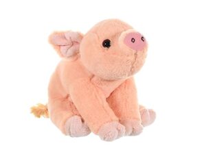 wild republic pig baby plush, stuffed animal, plush toy, gifts for kids, cuddlekins 8 inches, orange