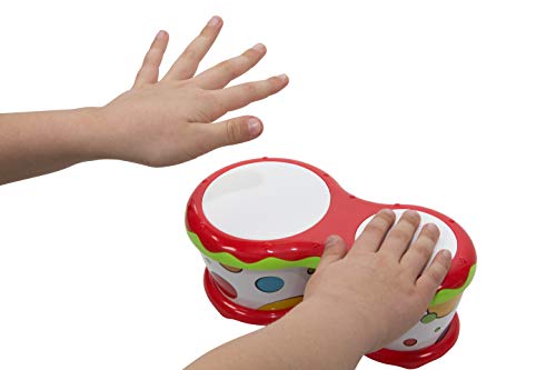 Edushape Baby Bongo Set (Color may vary) , 10x5.75x3.75 Inch (Pack of 1)