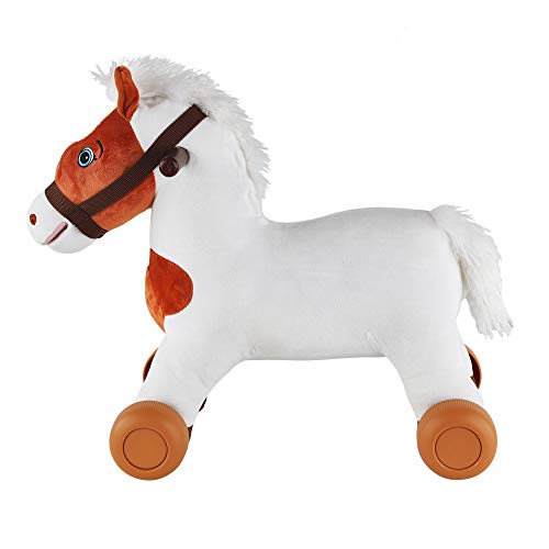 Rockin' Rider Carrot 2-in-1 Pony Plush Ride-On, Painted