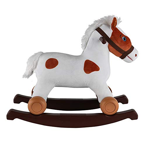 Rockin' Rider Carrot 2-in-1 Pony Plush Ride-On, Painted