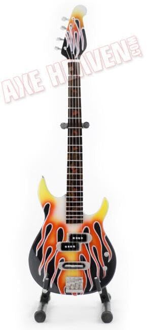 AXE HEAVEN MA-322 Licensed Michael Anthony Flame Bass Mini Guitar