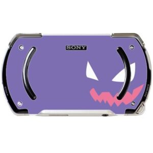 purple anime ghost psp go vinyl decal sticker skin by demon decal