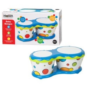 edushape baby bongo set (color may vary) , 10x5.75x3.75 inch (pack of 1)