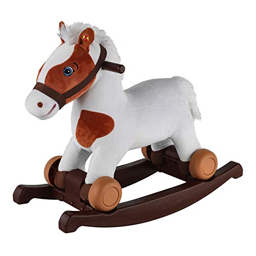 Rockin' Rider Carrot 2-in-1 Pony Plush Ride-On, Painted