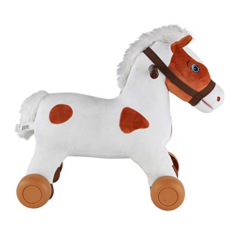 Rockin' Rider Carrot 2-in-1 Pony Plush Ride-On, Painted