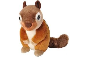 wild republic chipmunk plush, stuffed animal, plush toy, gifts for kids, cuddlekins 8 inches