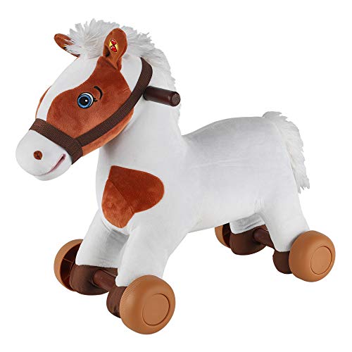 Rockin' Rider Carrot 2-in-1 Pony Plush Ride-On, Painted