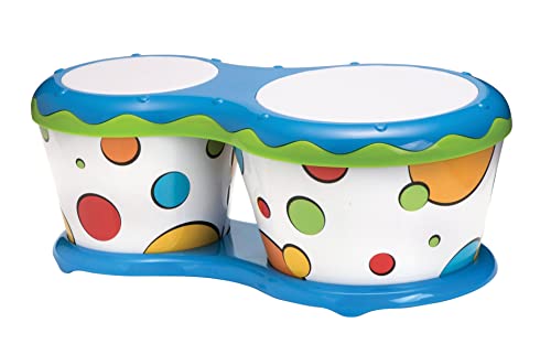 Edushape Baby Bongo Set (Color may vary) , 10x5.75x3.75 Inch (Pack of 1)