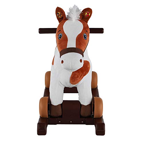 Rockin' Rider Carrot 2-in-1 Pony Plush Ride-On, Painted