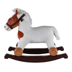 Rockin' Rider Carrot 2-in-1 Pony Plush Ride-On, Painted