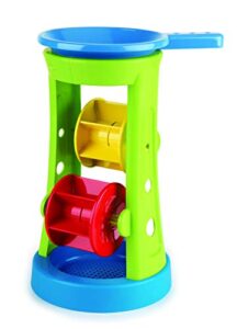 hape double sand & water wheel kid's beach toy