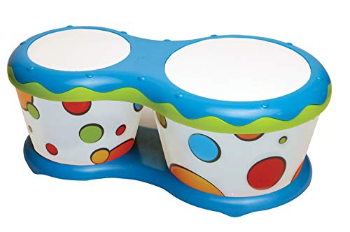 Edushape Baby Bongo Set (Color may vary) , 10x5.75x3.75 Inch (Pack of 1)