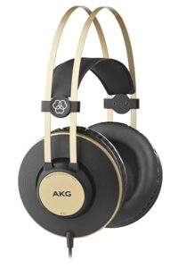 akg akb k92 closed-back headphones, black, (3169h00030)