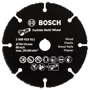 bosch 2608623011 3" cutting disc "multiwheel" of tungsten carbide