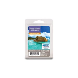 better homes and gardens caribbean sea breeze wax cubes